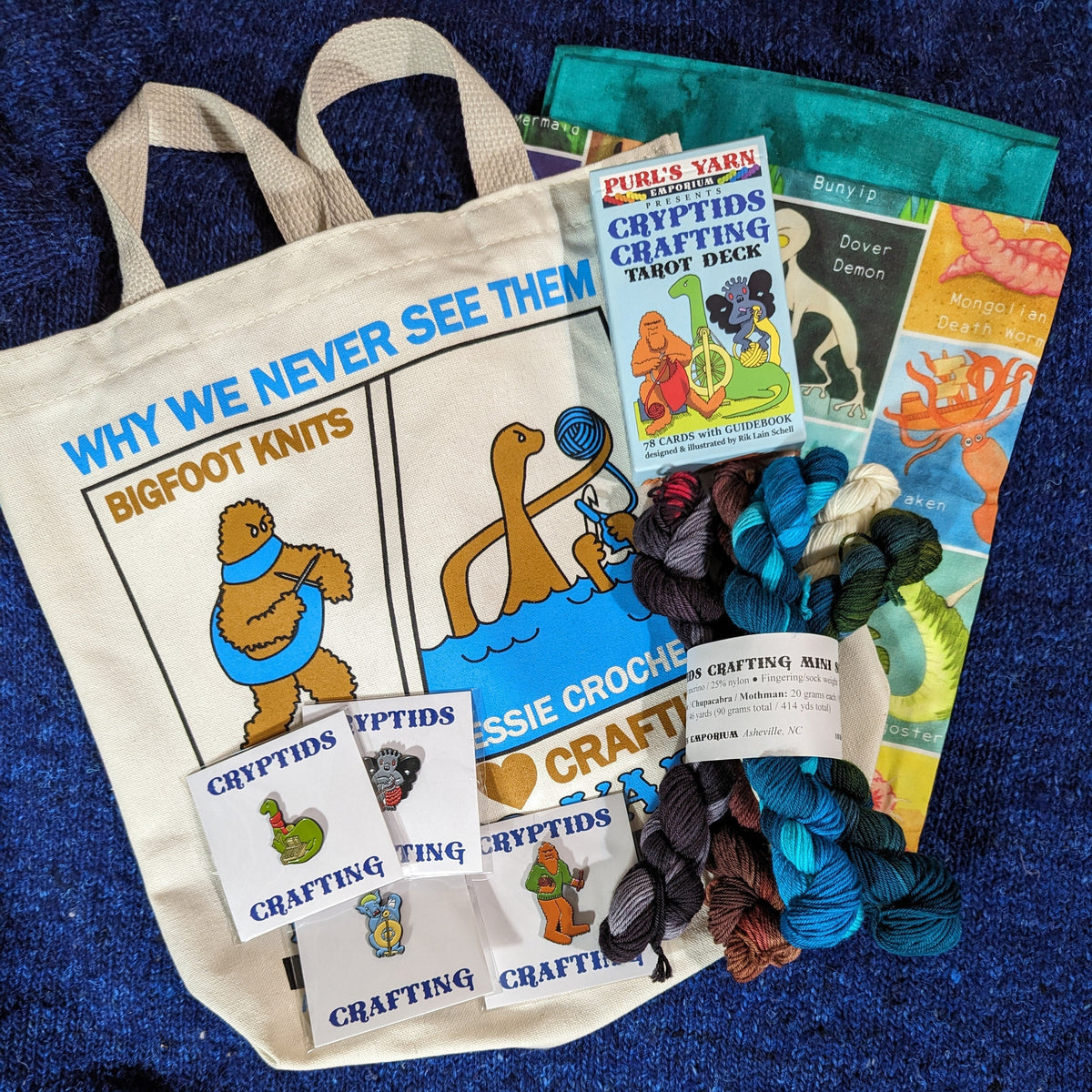 Cryptids Crafting Collection – Purl's Yarn Emporium