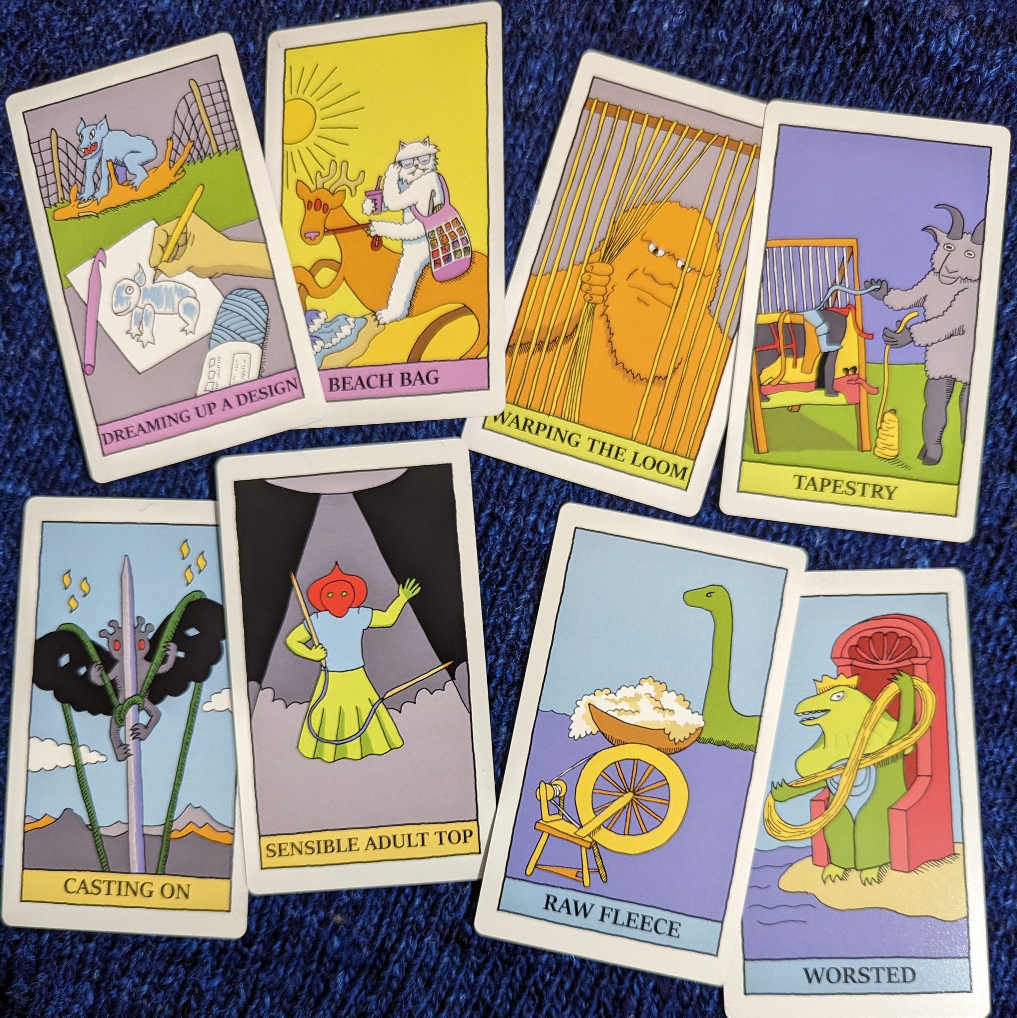 Cryptids Crafting Tarot Deck – Purl's Yarn Emporium