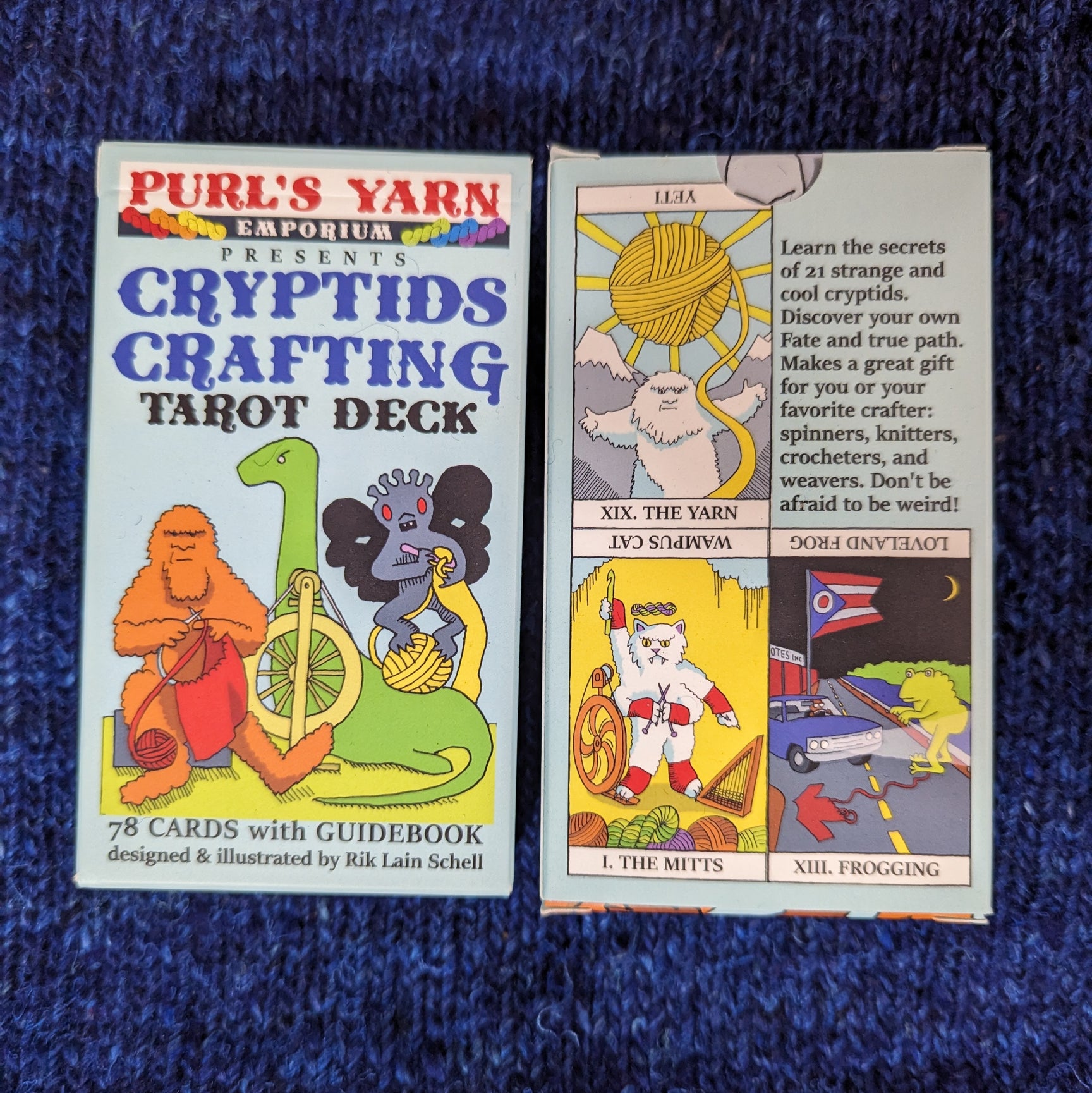 Cryptids Crafting Tarot Deck – Purl's Yarn Emporium